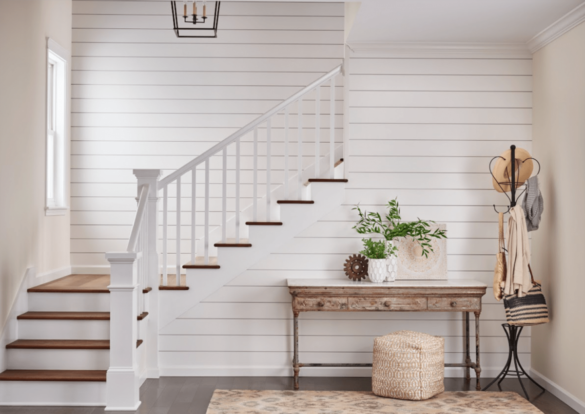 How to Paint Shiplap with Real Milk Paint